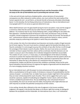 The Architecture of Accountability: International Courts and the ...