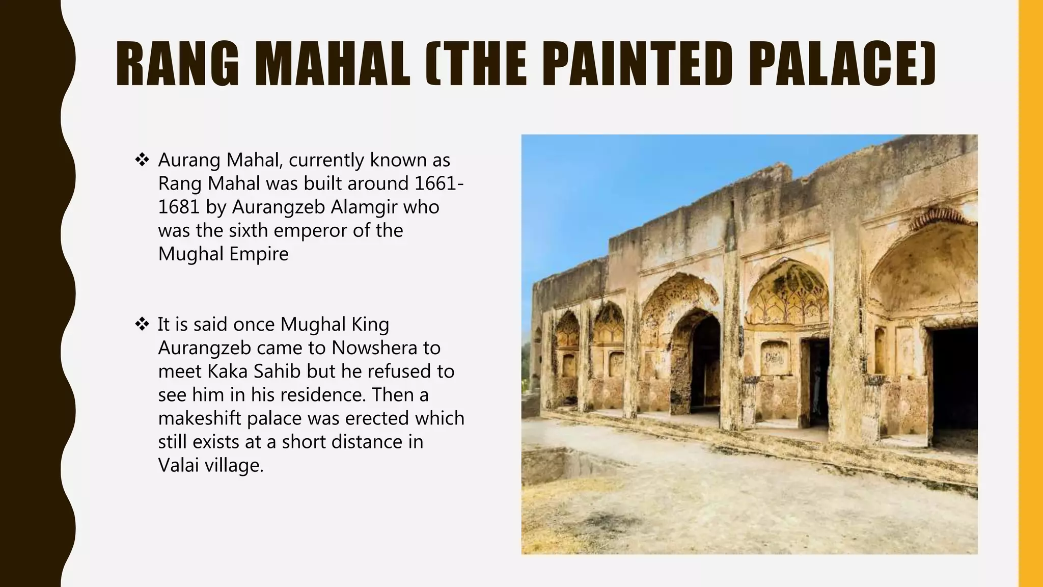 The architecture of nowshera | PPTX