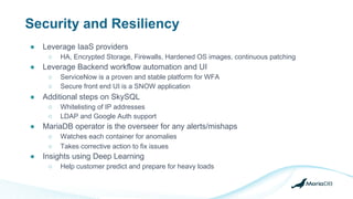 The architecture of SkySQL | PDF