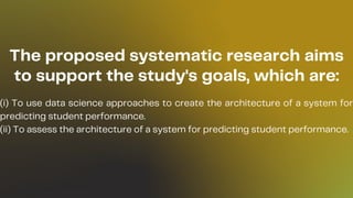 The Architecture of System for Predicting Student Performance based on the Data Science ...
