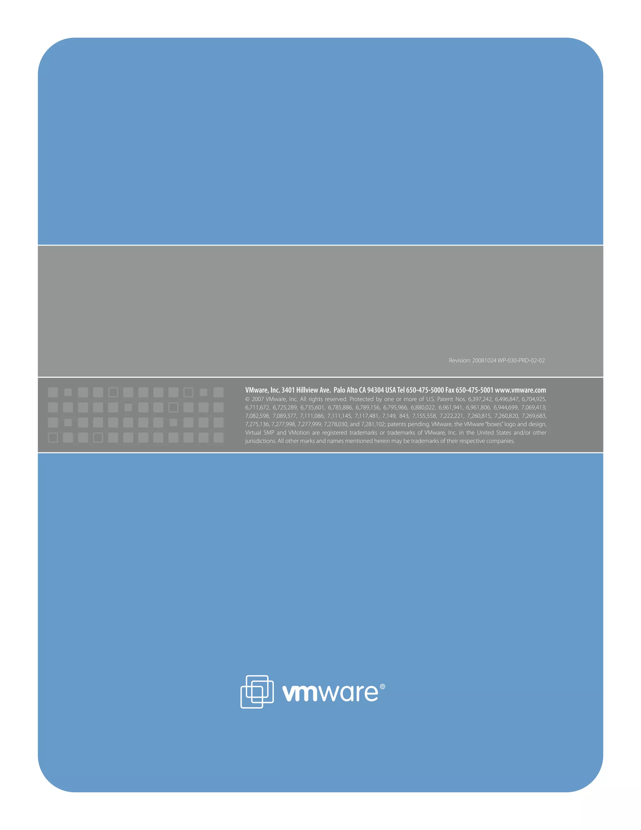 The Architecture Of V Mware Es Xi | PDF