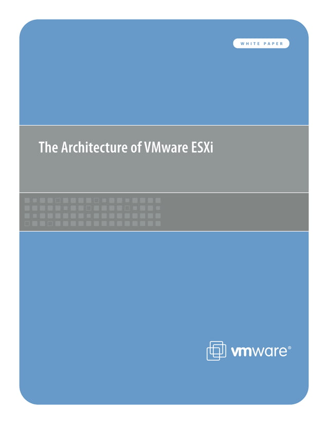 The Architecture Of V Mware Es Xi | PDF