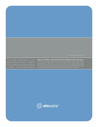 The Architecture Of V Mware Es Xi | PDF