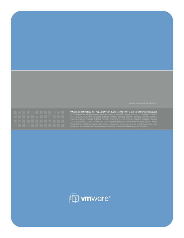 The Architecture Of V Mware Es Xi | PDF