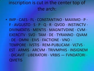 The Arch Of Constantine | PPT