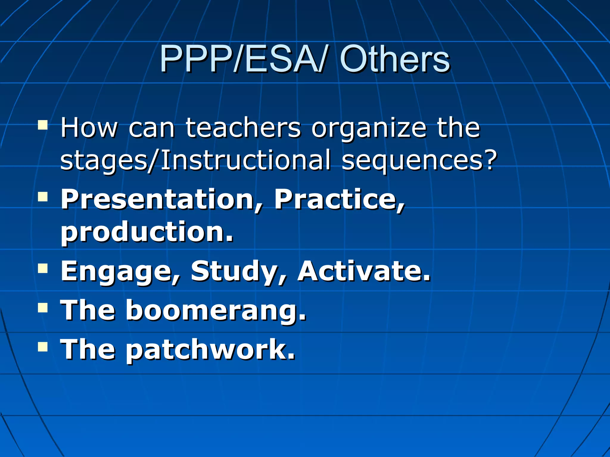 The arc of a lesson | PPT