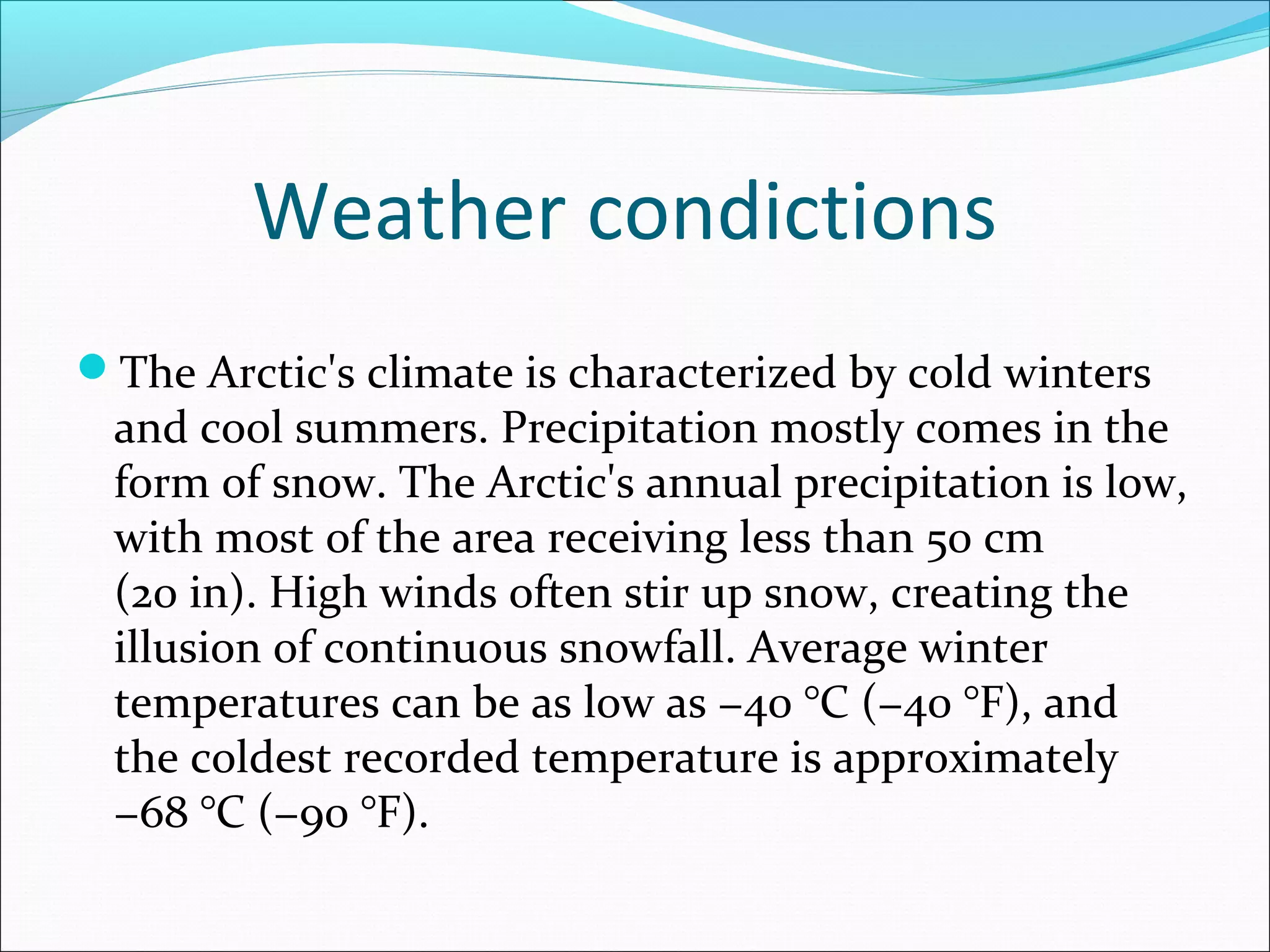 The arctic ecosystem | PPT