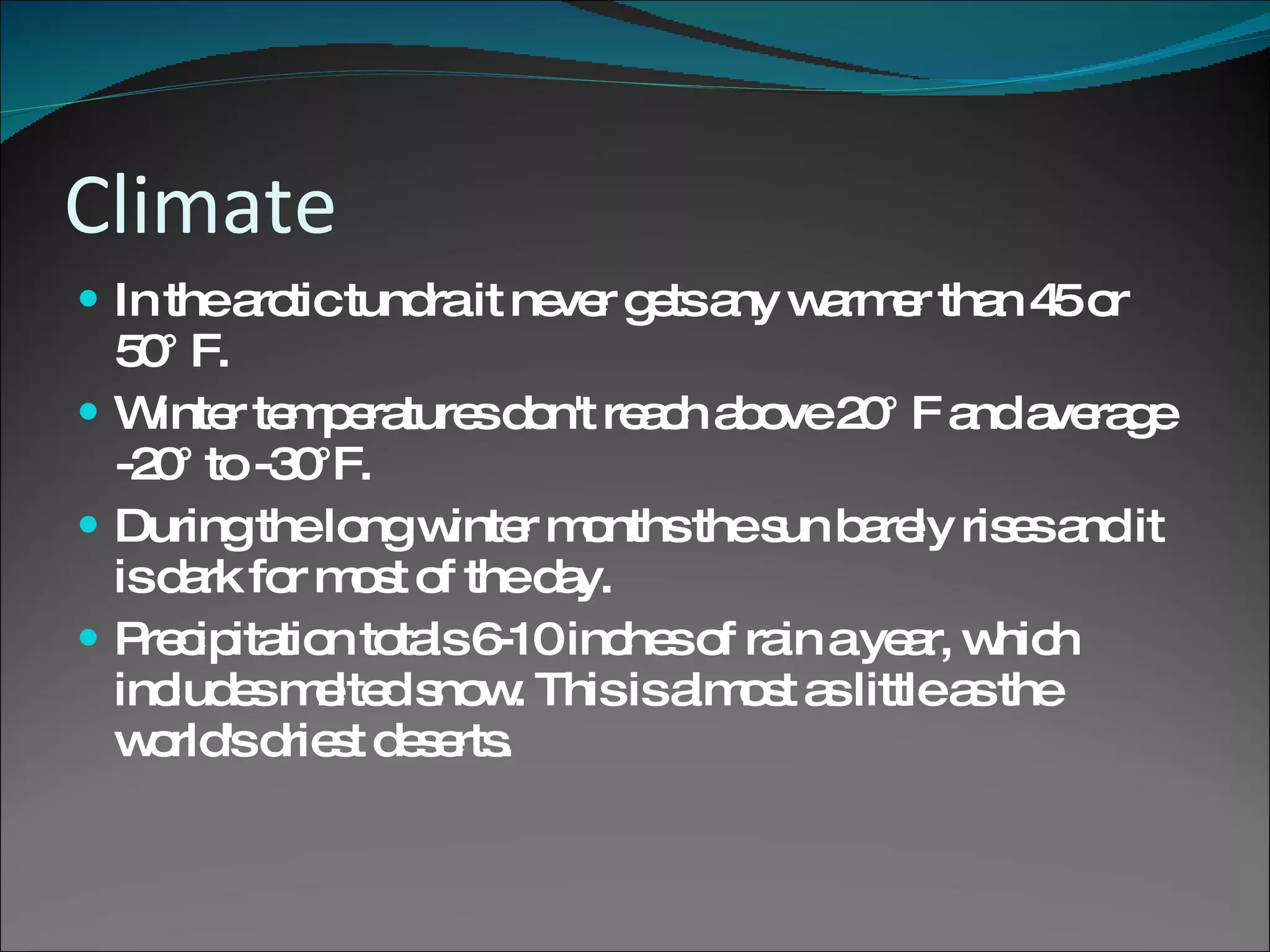 The Arctic Tundra | PPT