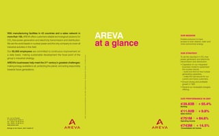 The AREVA Group | PDF | Power and Energy Industry | Industries