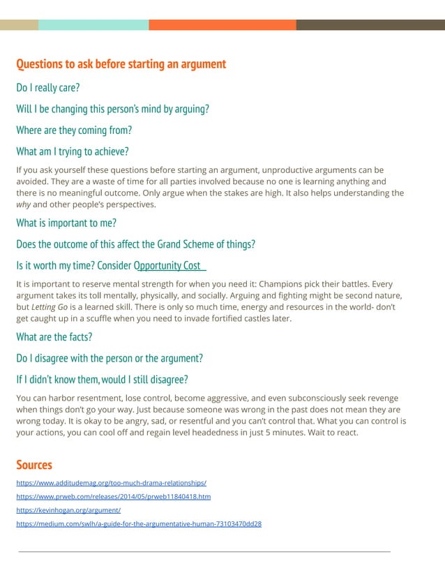 The argumentative personality trait | PDF | Mental Health | Diseases ...