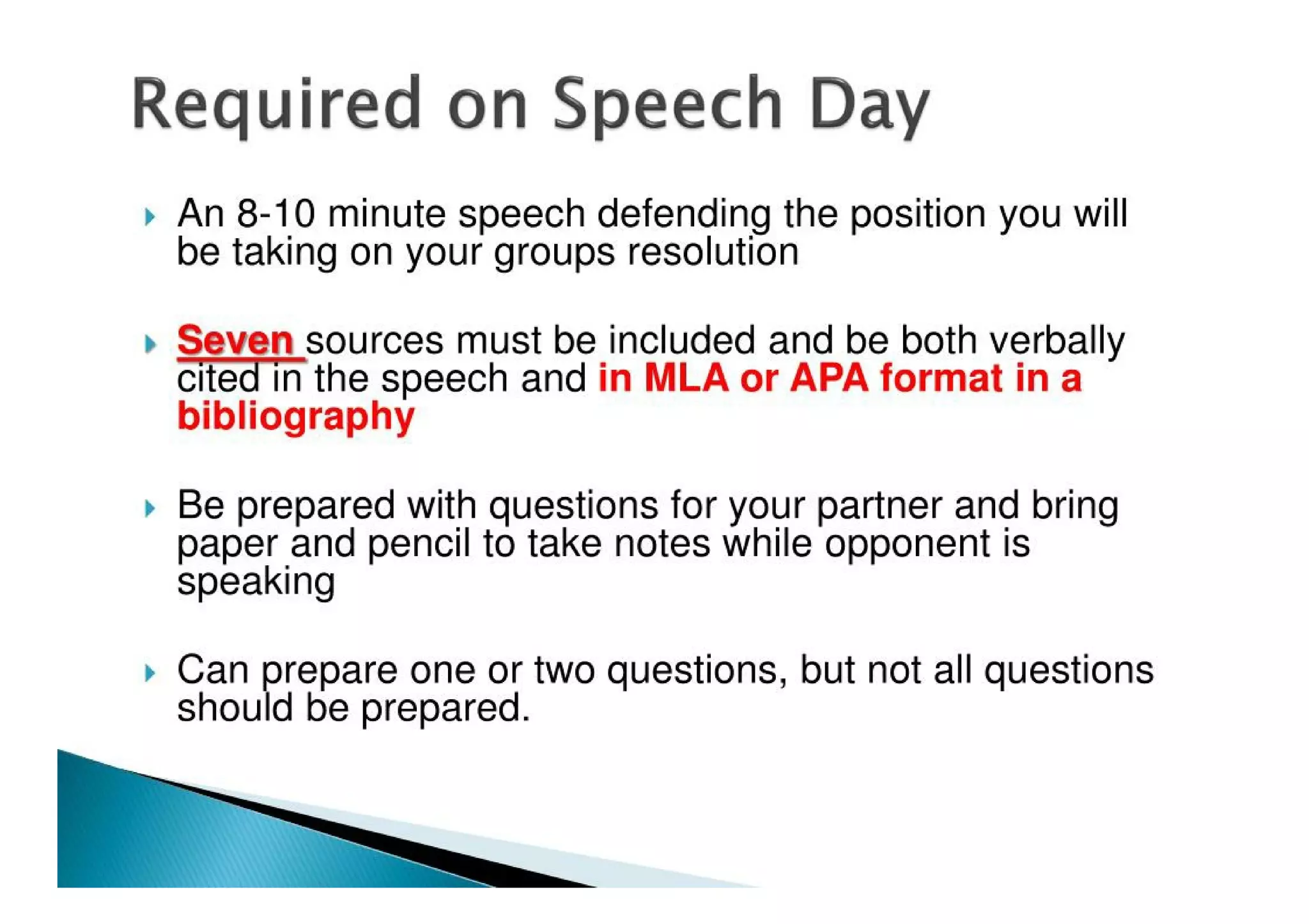 The Argumentative Speech | PDF