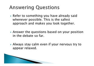 The Argumentative Speech | PPT