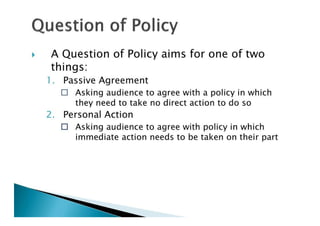 The Argumentative Speech | PDF