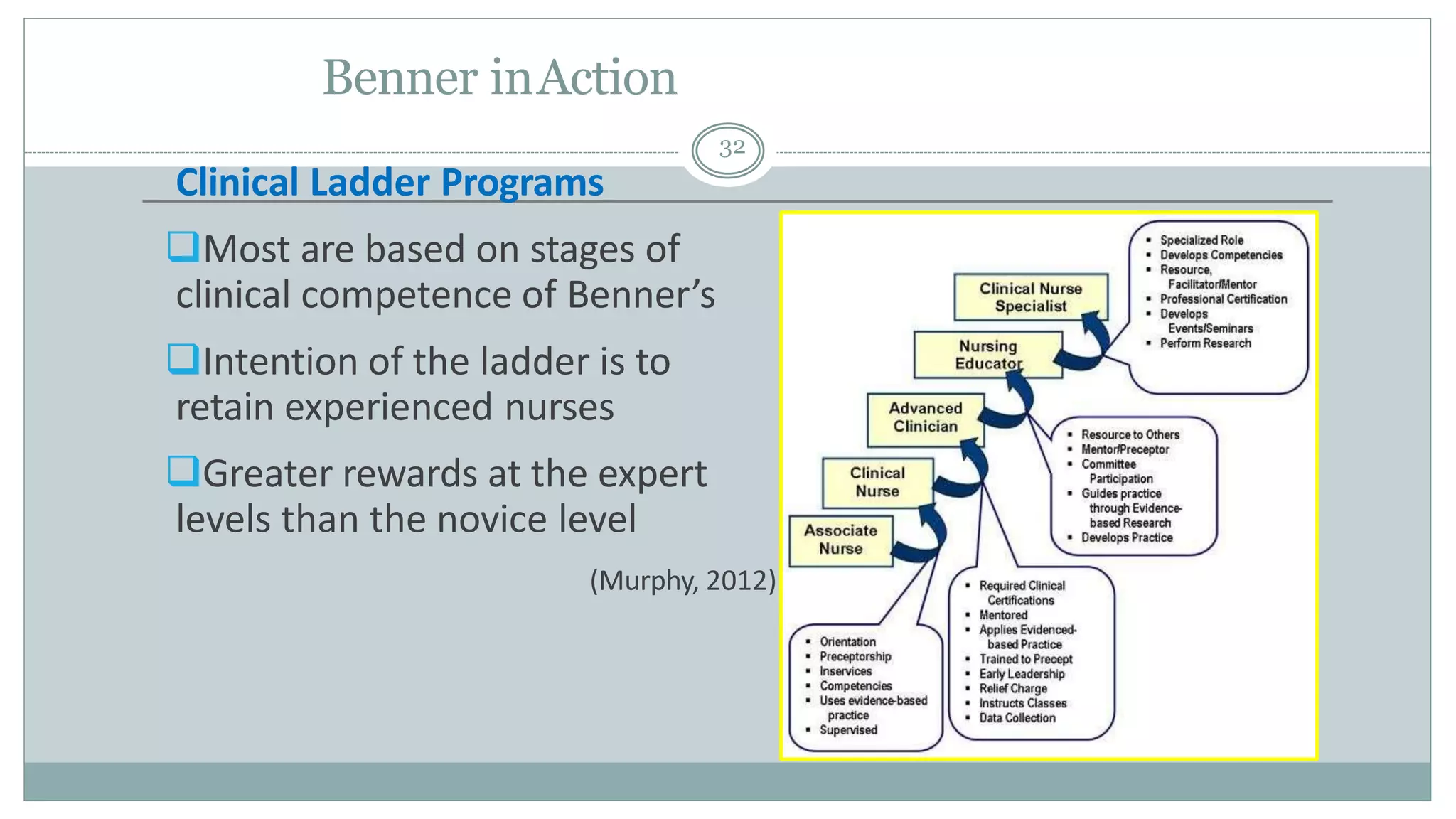 .Dr. Patricia Benner novice to expert theory | PPTX