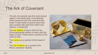 The Ark Of Covenant for elementary level .pptx