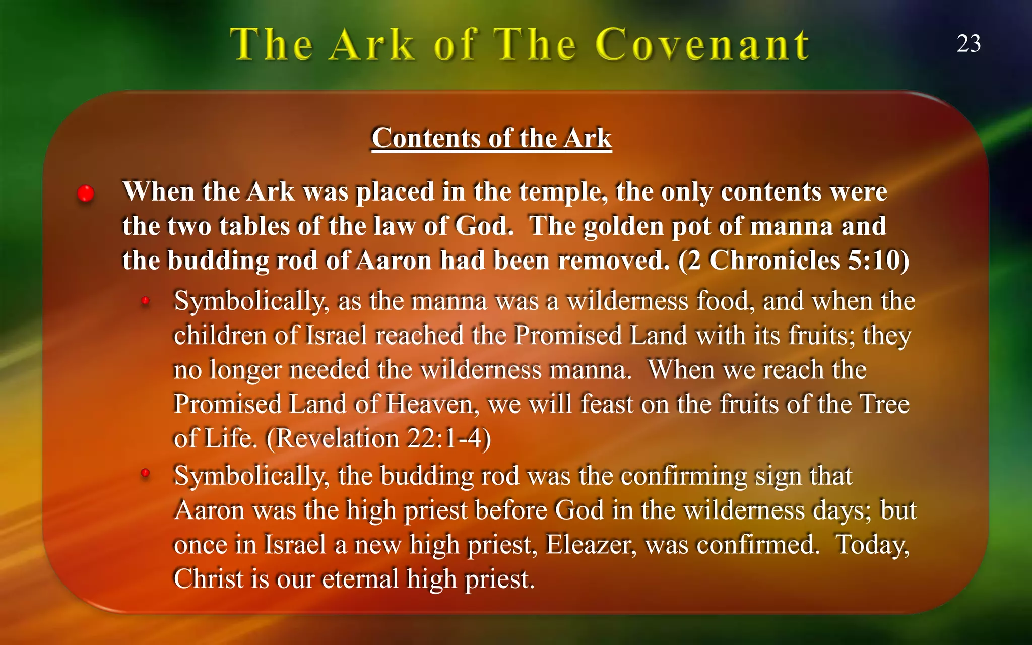 The ark of the covenant | PDF