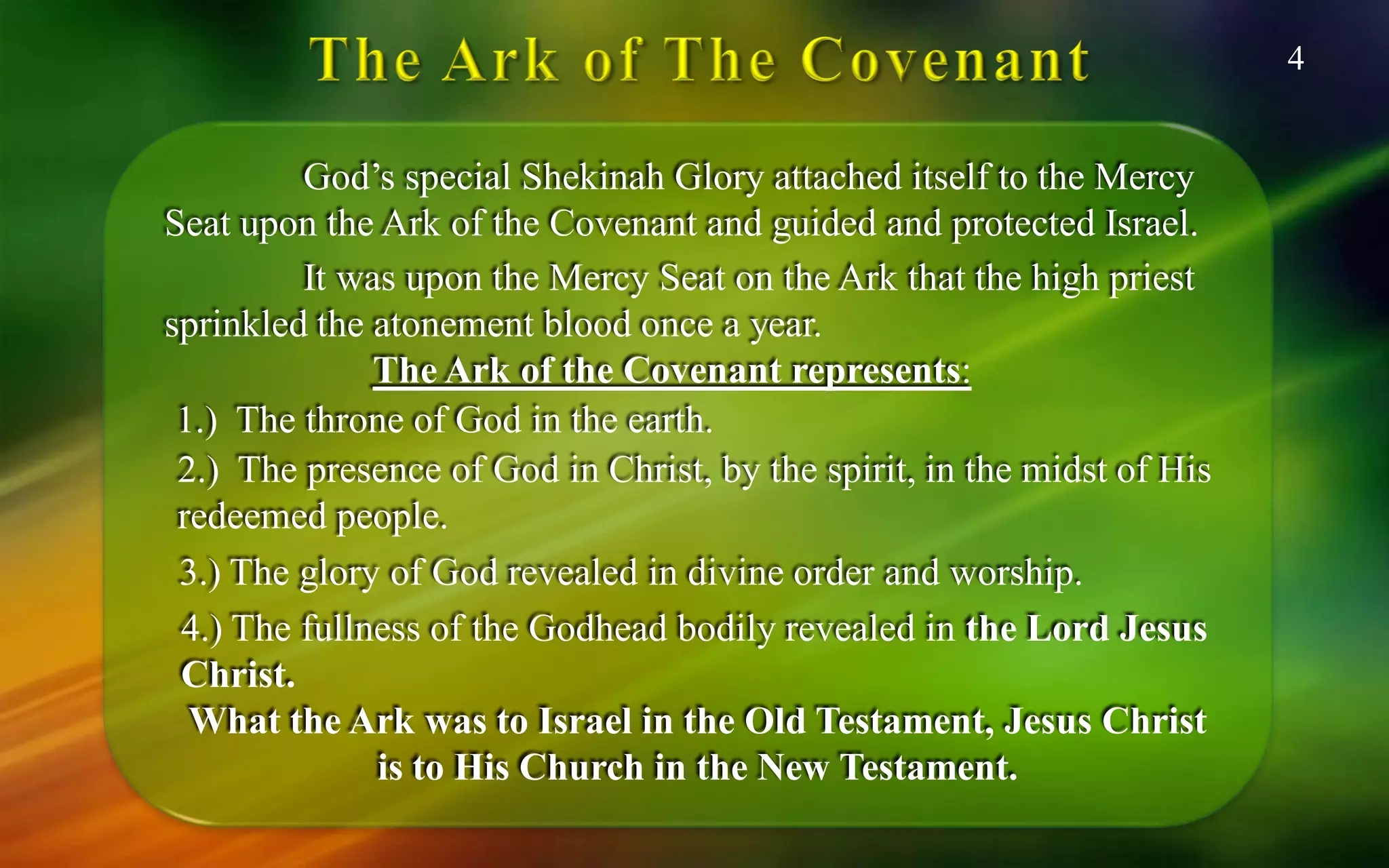 The ark of the covenant | PDF