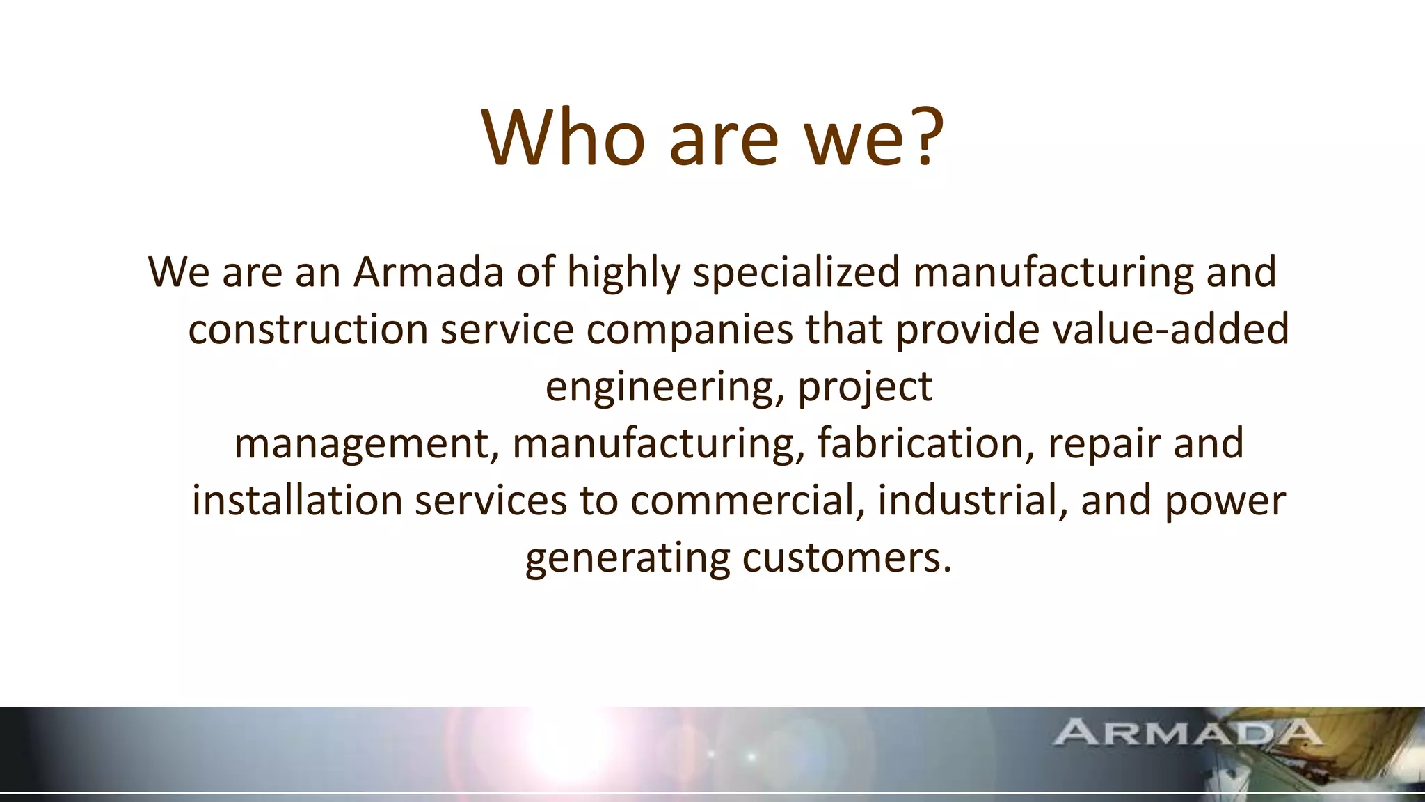 The Armada Slide Deck | PPTX
