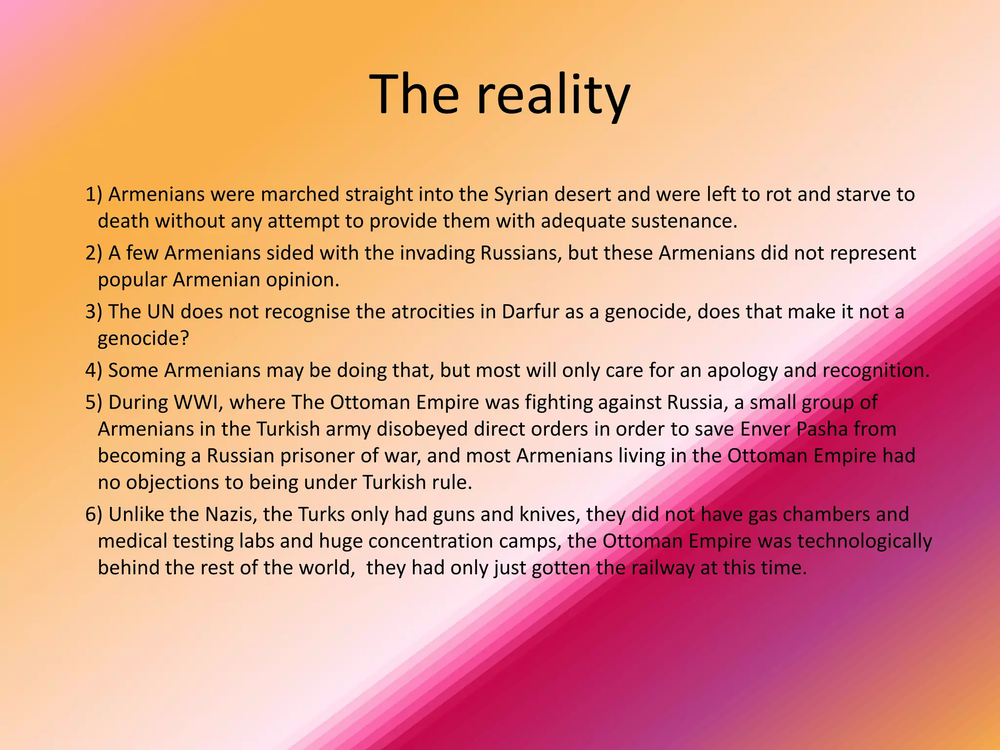 The Armenian Genocide | PPTX