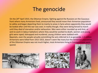The Armenian Genocide | PPTX