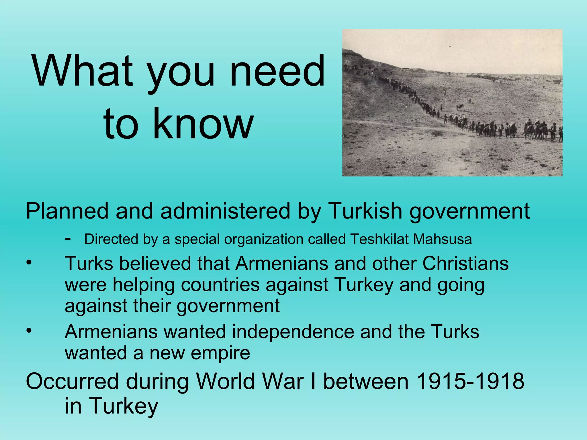 The armenian genocide | PPT