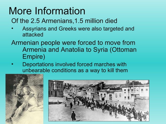 The armenian genocide | PPT | Death, Injury, or Military Conflict ...