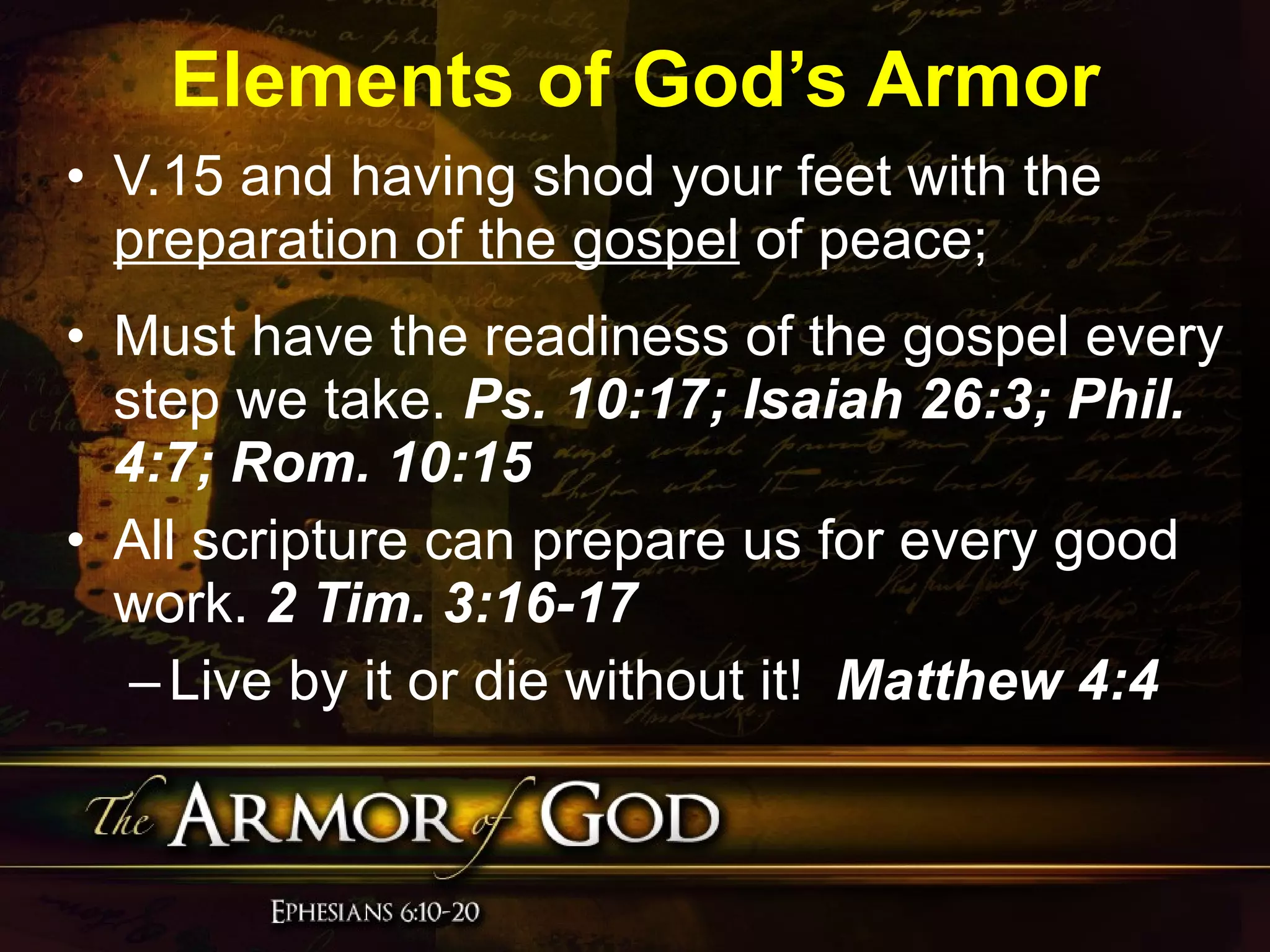 The Armor Of God | PPT