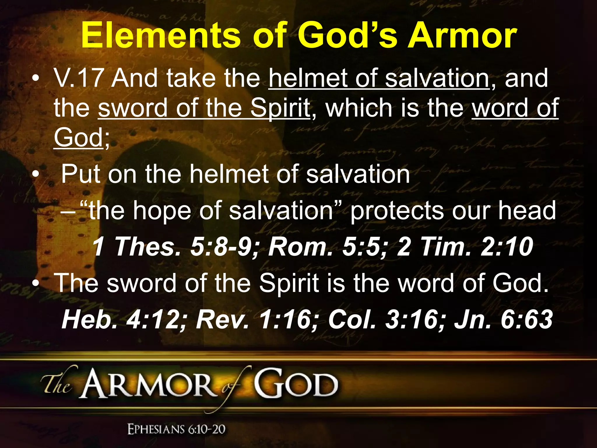 The Armor Of God | PPT