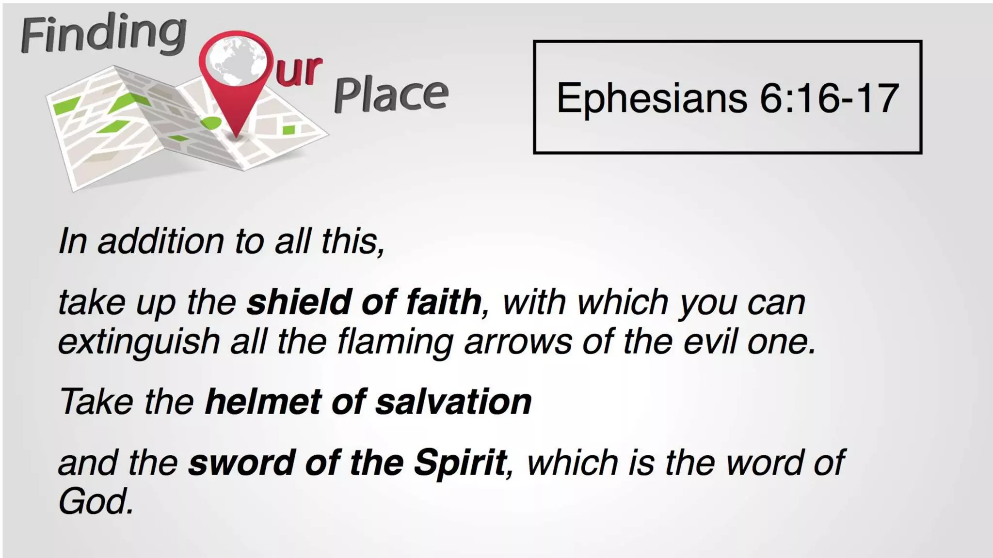 The Armor of God - Sermon - Ron Kool | PPT