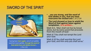 THE ARMOUR OF GOD by Goh Kng Yan | PPTX