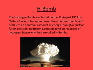 The arms race-cold war | PPTX