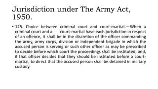 The army act | PPTX