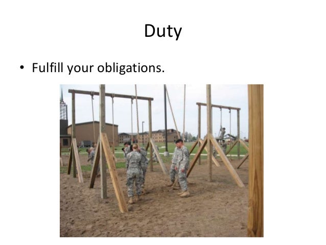 The army values storyboard