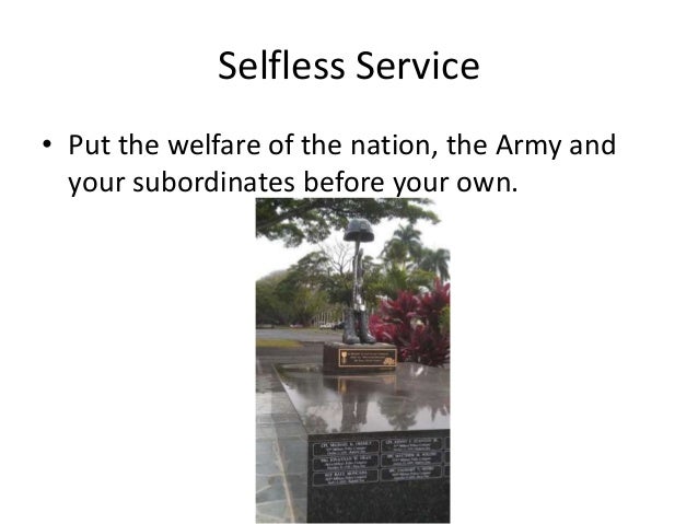 The army values storyboard