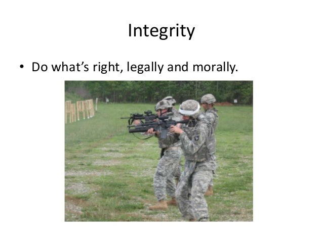 Army Integrity Quotes