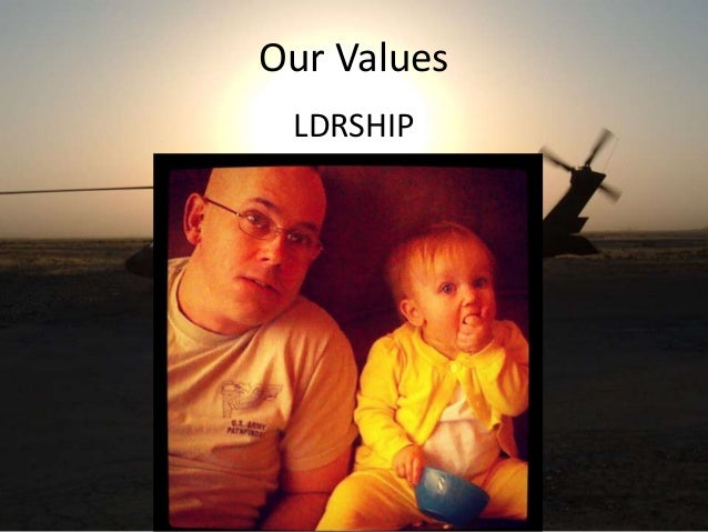 The army values storyboard