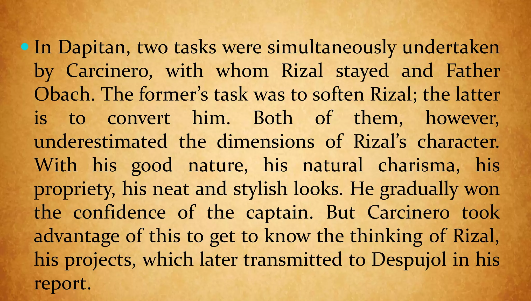 The arrival in manila | PPTX