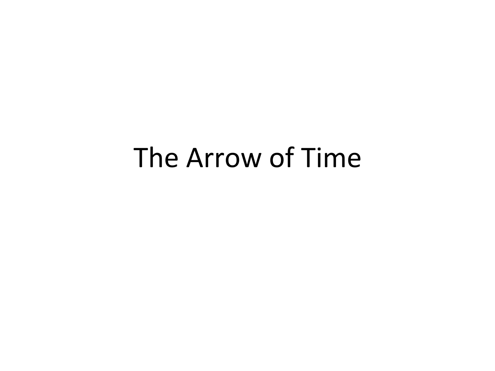 The arrow of time | PDF
