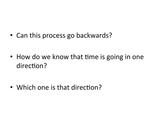 The arrow of time | PDF | Physics | Science