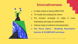 Tools for Innovativeness: Cognitive Skills | PPT