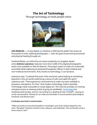 The Art of Technology................... | DOCX