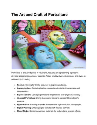 The Art and Craft of Portraiture......... | PDF