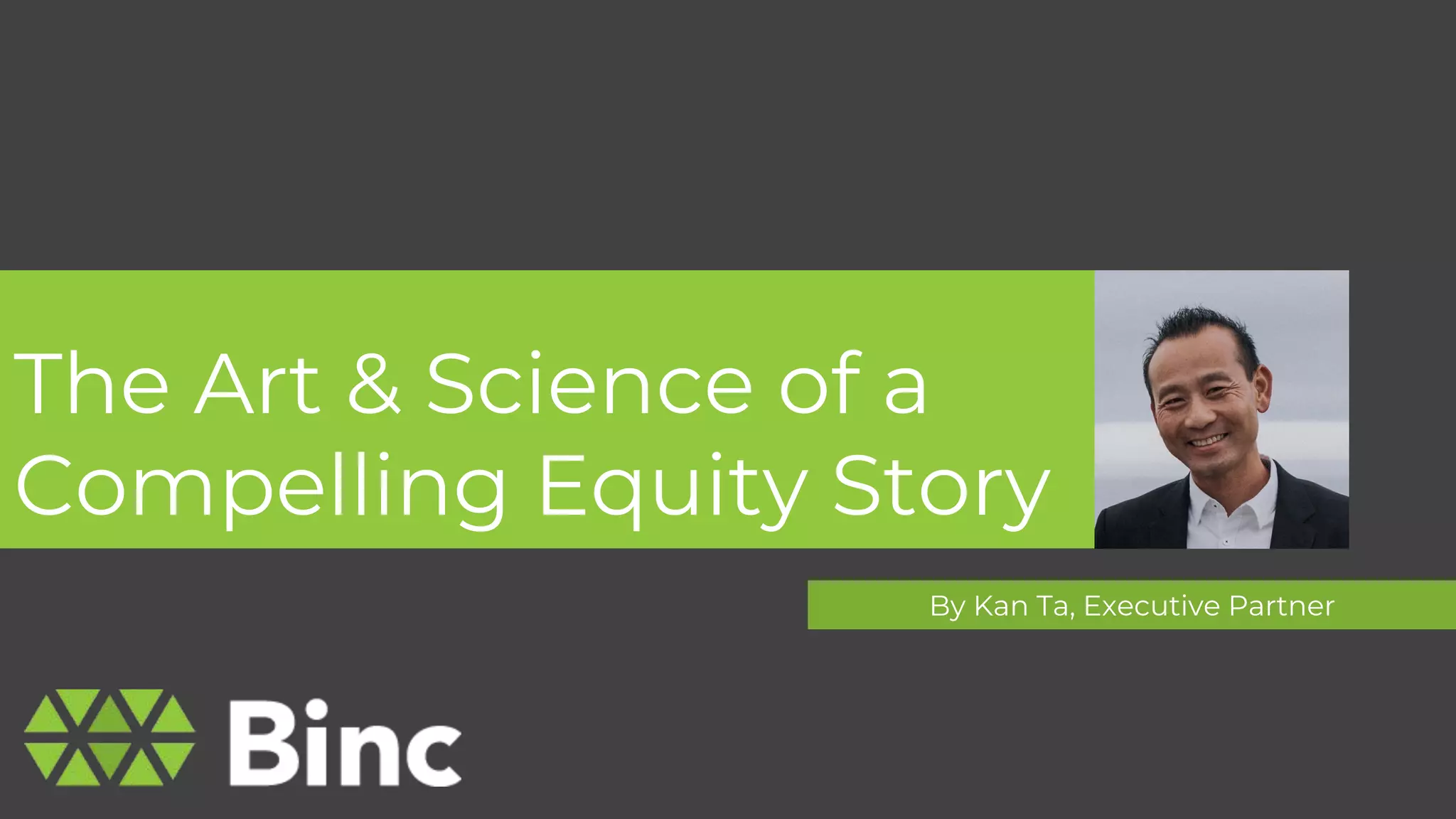 The Art and Science of a Compelling Equity Story | PDF
