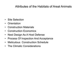 The art and science of animal architects | PPTX