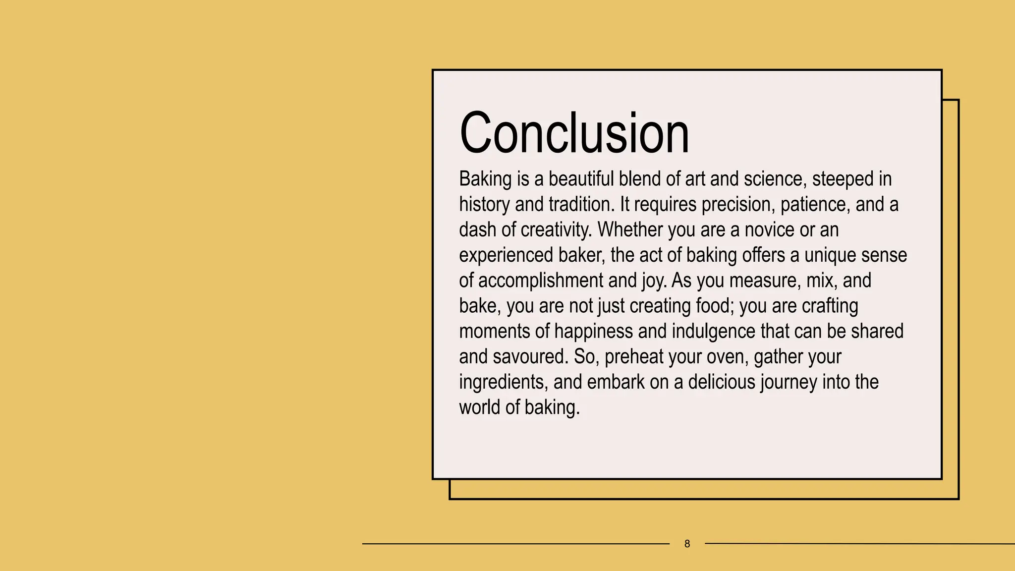 The Art and Science of Baking: A Delecious Journey | PPTX