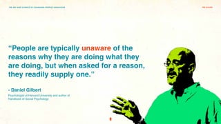 The Art and Science of Changing People's Behaviour | PPT