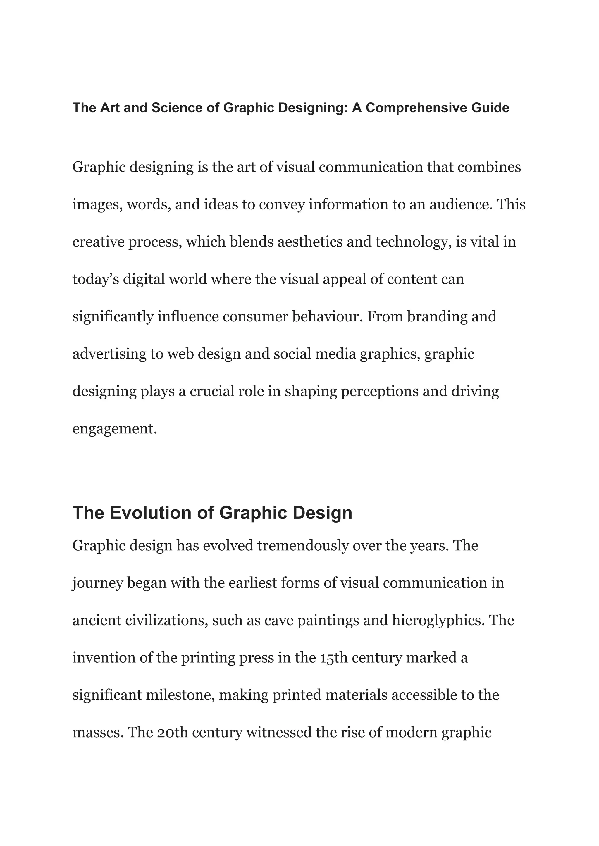 "Mastering the Art of Graphic Design: Techniques, Trends, and Tools for ...