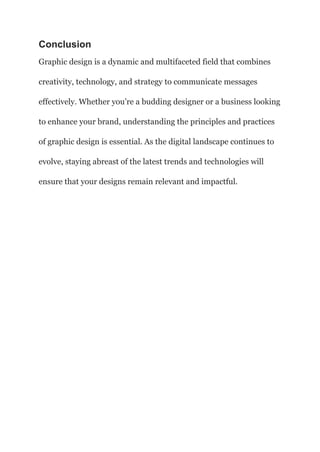 "Mastering the Art of Graphic Design: Techniques, Trends, and Tools for ...