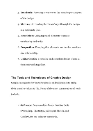 "Mastering the Art of Graphic Design: Techniques, Trends, and Tools for ...