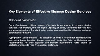 The Art and Science of Signage Design Services.pdf